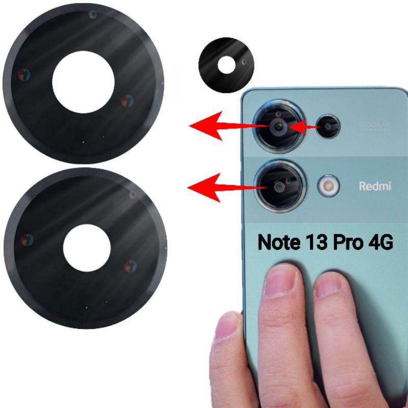 Lente Da Câmera Xiaomi Redmi Note 13 Pro 4g Vidro da Câmera Traseiro ...