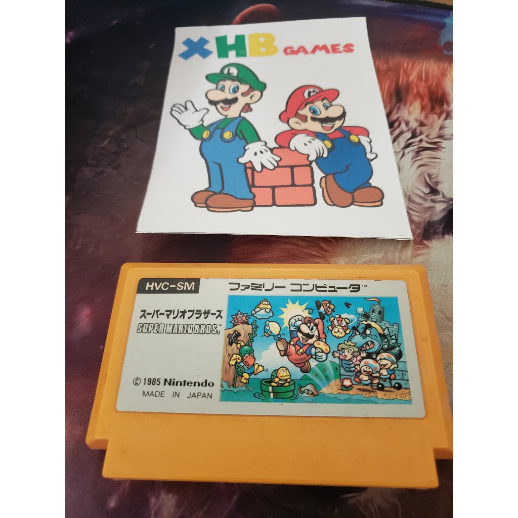 Cartucho Jogo Super Mario Bros Family Computer Fc | Shopee Brasil