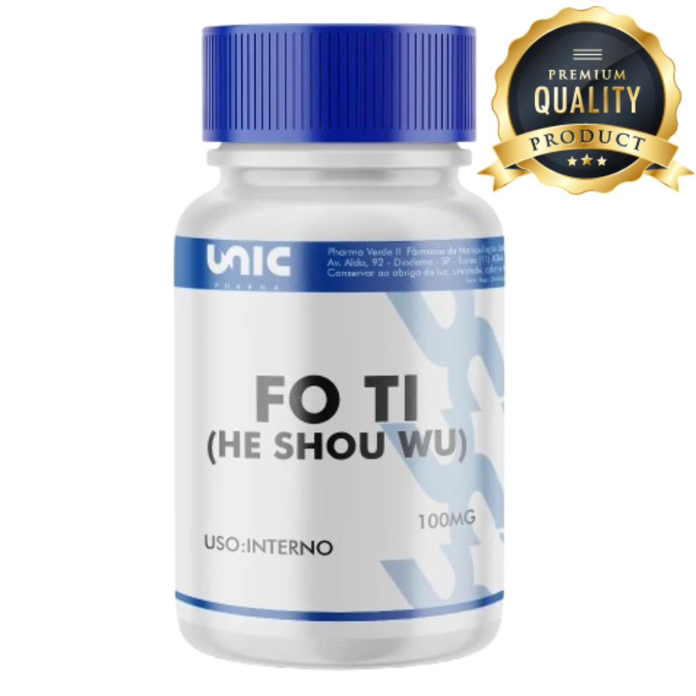 Fo Ti (he shou wu) 100mg C/60 capsulas | Shopee Brasil