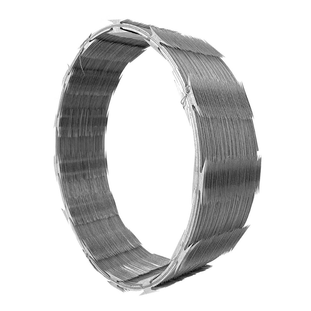 Cerca Concertina Perimetral Simples 45cm Galvalume Rende 10m, Lâmina de ...