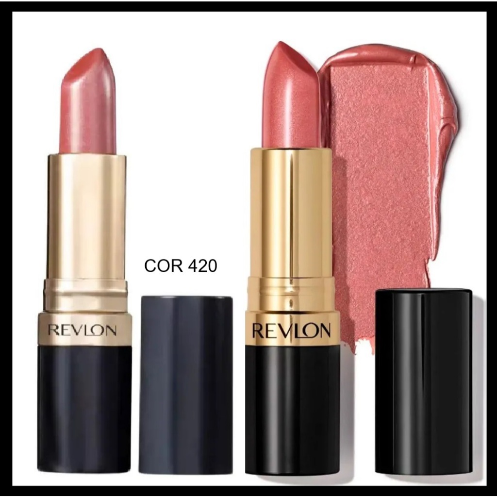 Batom Revlon LipStick Super Lustrous - Batom Cremoso 4,2g | Shopee Brasil