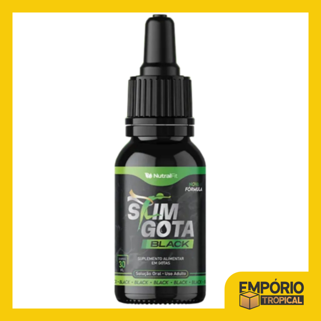 Slim Gota Black Suplemento Alimentar Líquido 30ml | Shopee Brasil