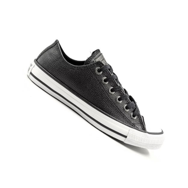 Tênis Original All Star Converse Preto Couro Tam. 34 | Shopee Brasil