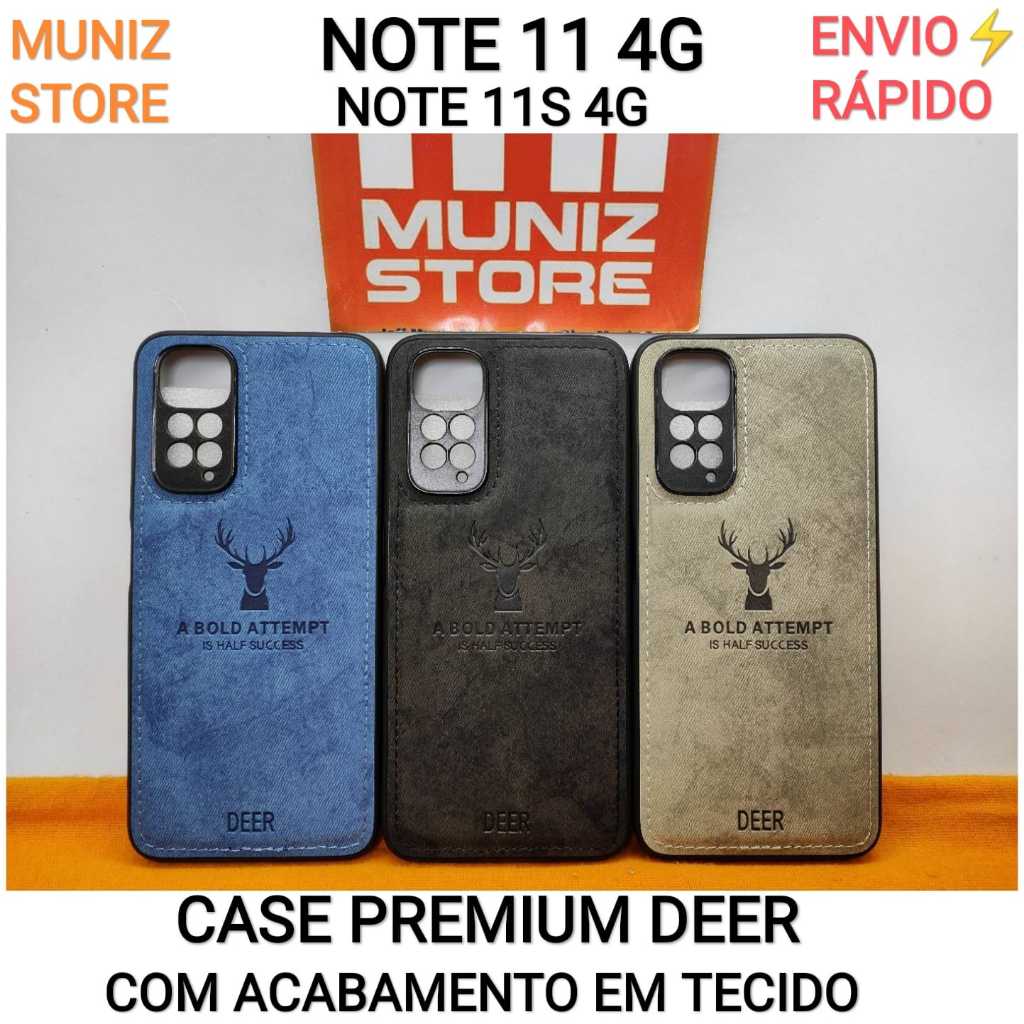 Capa Redmi Note 11 4G/ 11S 4G Case Premium Deer Anti Impacto Capinha ...