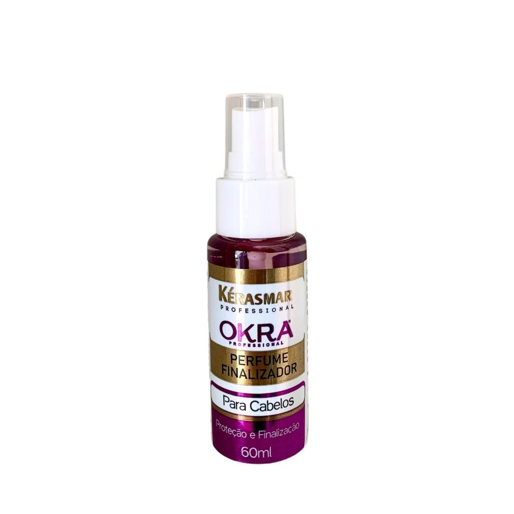 Perfume Finalizador Capilar Okra Kérasmar 60ml | Shopee Brasil