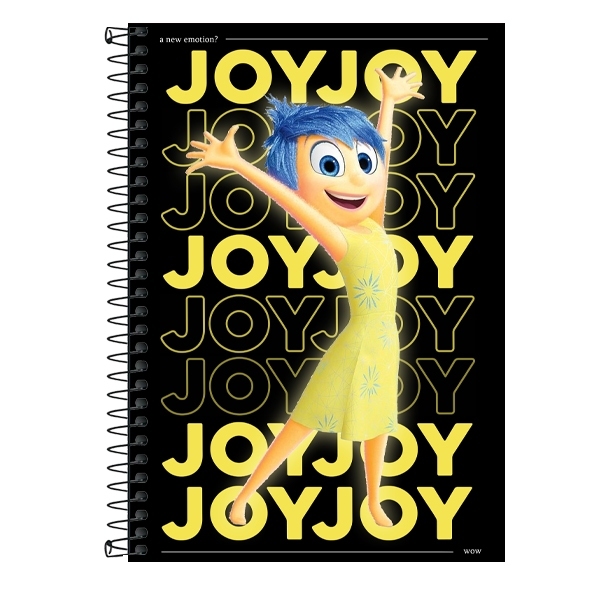 Caderno Personalizado DIVERTIDAMENTE 2 INSIDE OUT 2 - 1, 10 e 20 matérias | Shopee Brasil