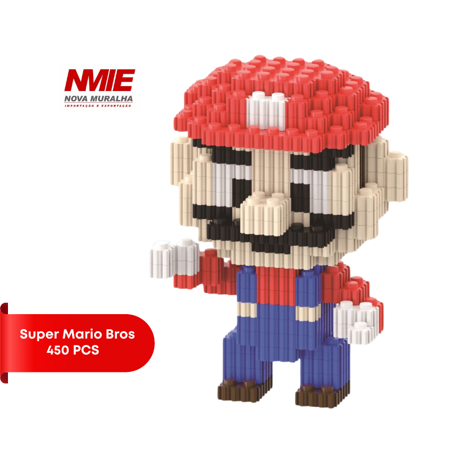 Bloco de Montar - Super Mario Bros – Brinquedo Divertido para Crianças ...