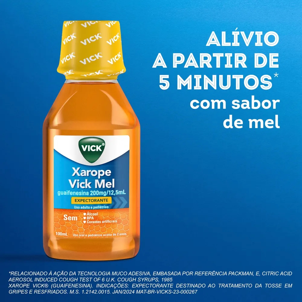 Xarope Vick sabor mel/ 44E adulto/pediátrico | Shopee Brasil