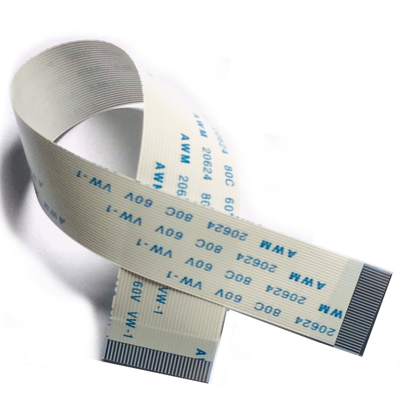 Cabo Flat 30 Vias Normal 15cm X 1,6cm (Passo 0,5mm) - Compatível P/ Placa Áudio Notebook Hp ...