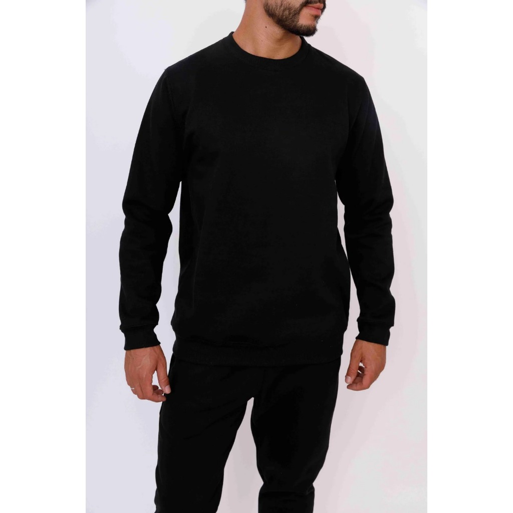 Conjunto Moletom Premium Gola Redonda Agasalho Lançamento | Shopee Brasil