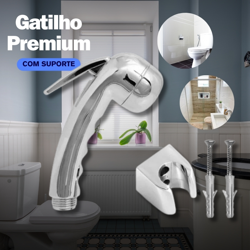Gatilho Para Ducha Higiênica Chuveirinho LUXO ABS | Shopee Brasil