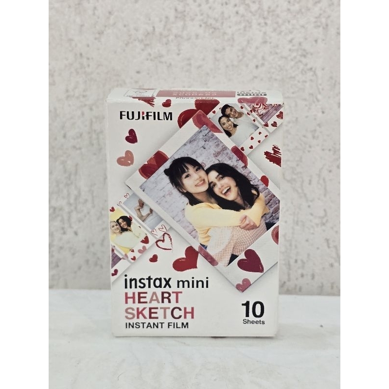 Fujifilm Instax Mini Filme Heart Sketch 10 Fotos | Shopee Brasil