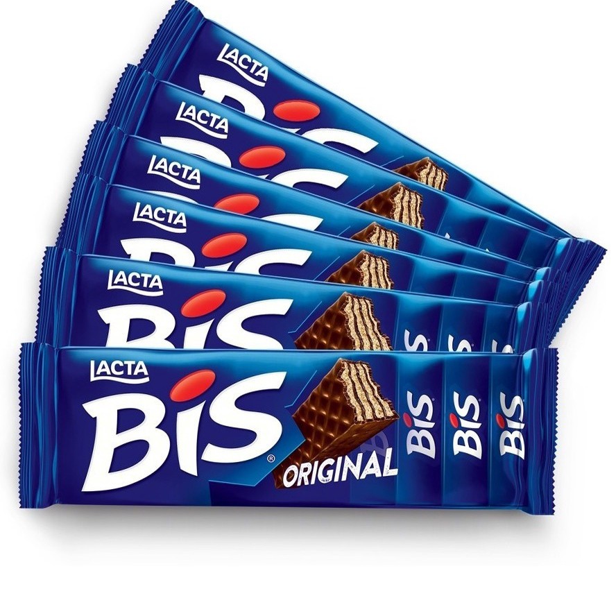 Chocolate Bis Kit Com 3 Ou 6 Caixas 100,8g Lacta | Shopee Brasil