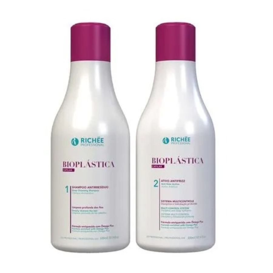 Richée Professional Bioplástica Kit 2 passos 300ml | Shopee Brasil