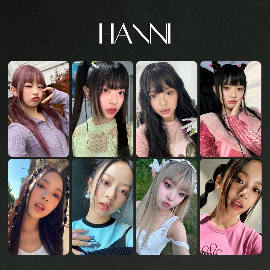 Hanni 'NewJeans (NJZ)' | Kit com 9 Photocards K-pop | Shopee Brasil