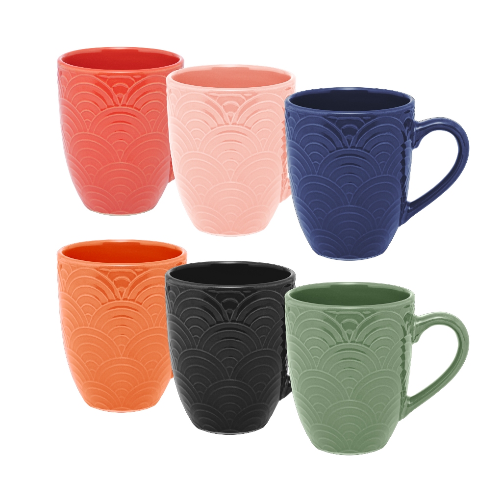 PRODUTO OUTLET Caneca em Ceramica Modelo Ipanema Lyor 295ML Xícara Mesa ...
