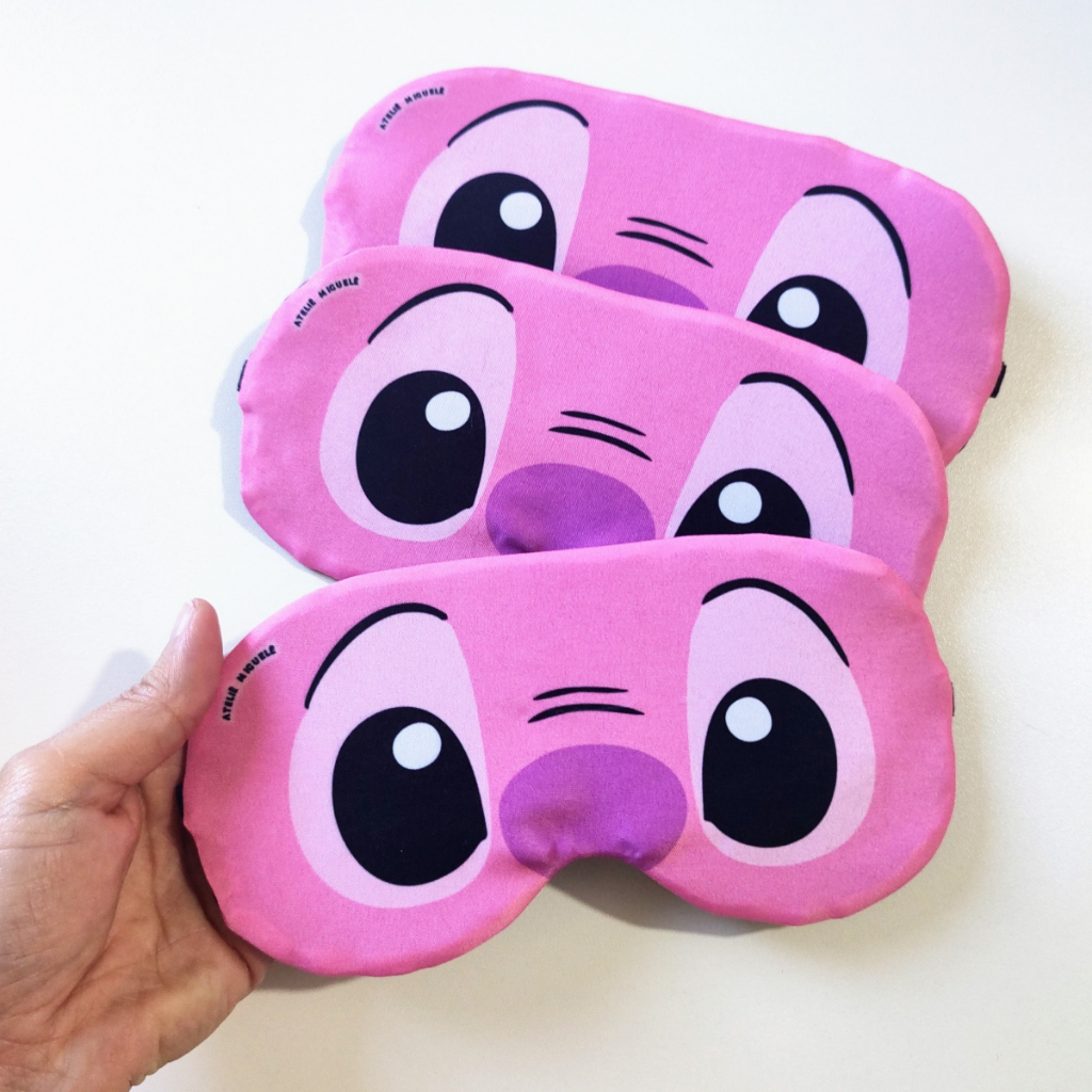 10 Lembrancinha Lilo Stitch Aniversario Festa do Pijama Tapa Olho ...