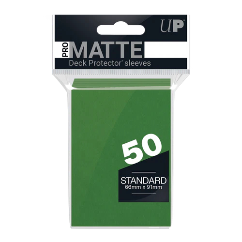 Ultra Pro-matte Standard Deck Protectors - Green (50-pack) | Shopee Brasil