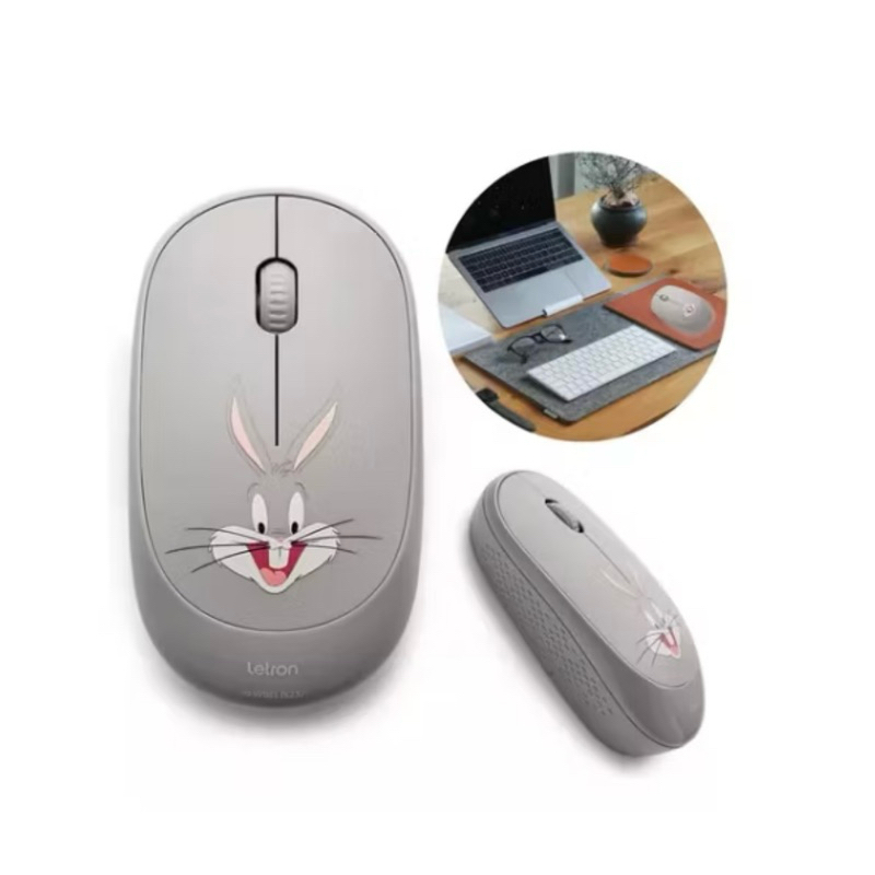 Mouse Sem Fio Letron Pernalonga Computador Notebook | Shopee Brasil