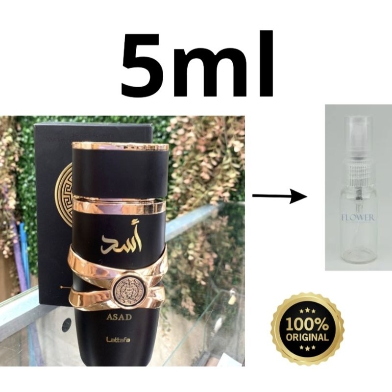 Asad 5ml ou 6ml perfume arabe lattafa | Shopee Brasil
