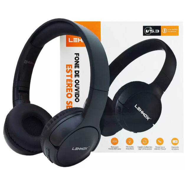 Fone de Ouvido Bluetooth Sem Fio Original Lehmox LEF-1061C | Shopee Brasil