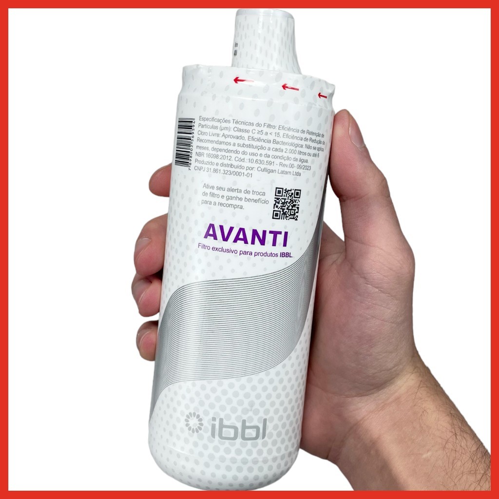Purificador De Água Filtro Refil Ibbl Avanti Natural Mini | Shopee Brasil