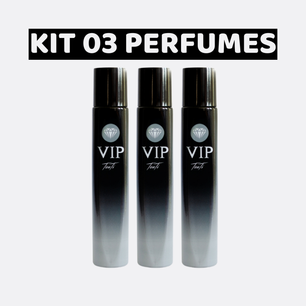 Kit 3 Perfumes VIP (Escolha as Fragrâncias Pelo Chat) | Shopee Brasil