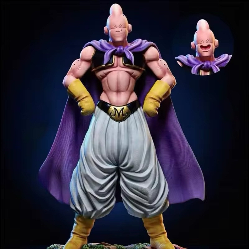 Action Figure Majin Boo Dragon Ball Z 29cm Bandai Original Goku Figure ...