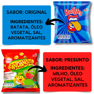 Kit 10 - 20 - 30 Salgadinho Elma Chips - Doritos / Ruffles / Fandangos / Cheetos | Shopee Brasil
