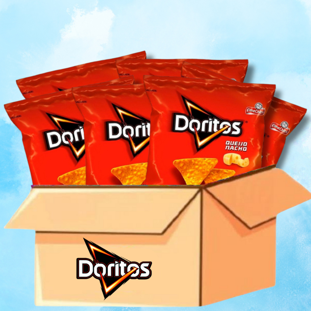 Kit 10 - 20 - 30 Salgadinho Elma Chips - Doritos / Ruffles / Fandangos / Cheetos | Shopee Brasil