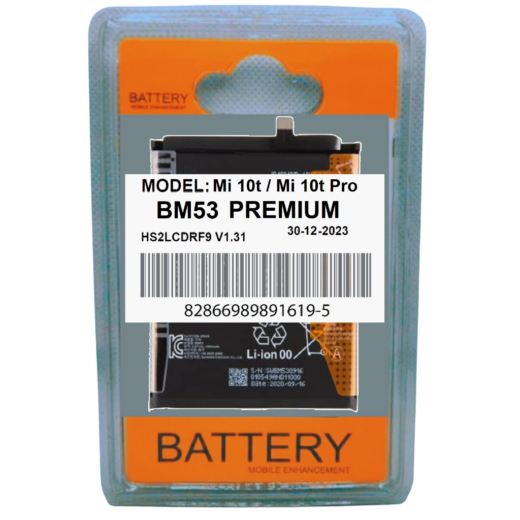 Battria BM53 Compatível Com Xiaomi Mi 10t / Mi 10t Pro + Alta ...