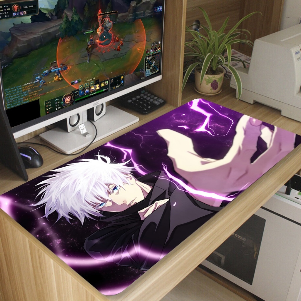 Mouse pad gamer jujuts kaise Antiderrapante Grande diversas estampas ...