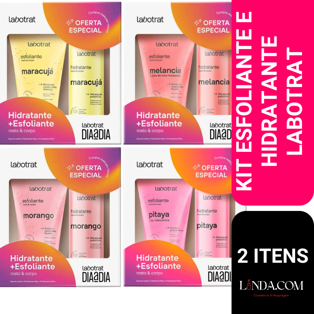 KIT LABOTRAT ESFOLIANTE E HIDRATANTE | Shopee Brasil