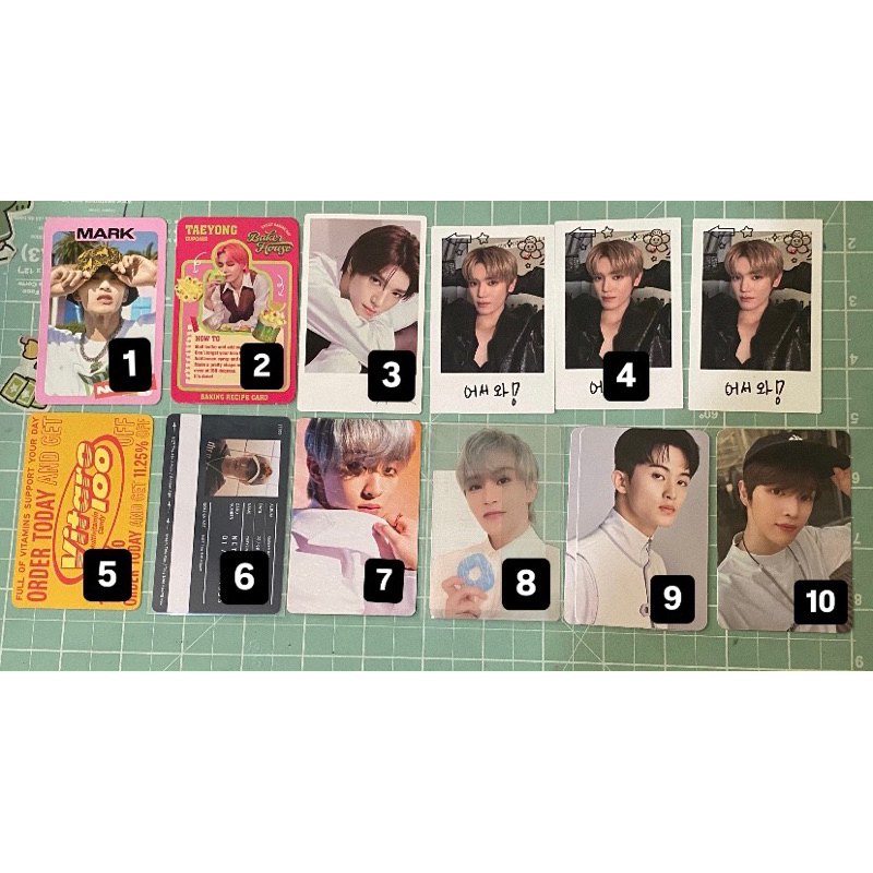 photocard oficial card nct 127 dream riize u mark taeyong sungchan ...
