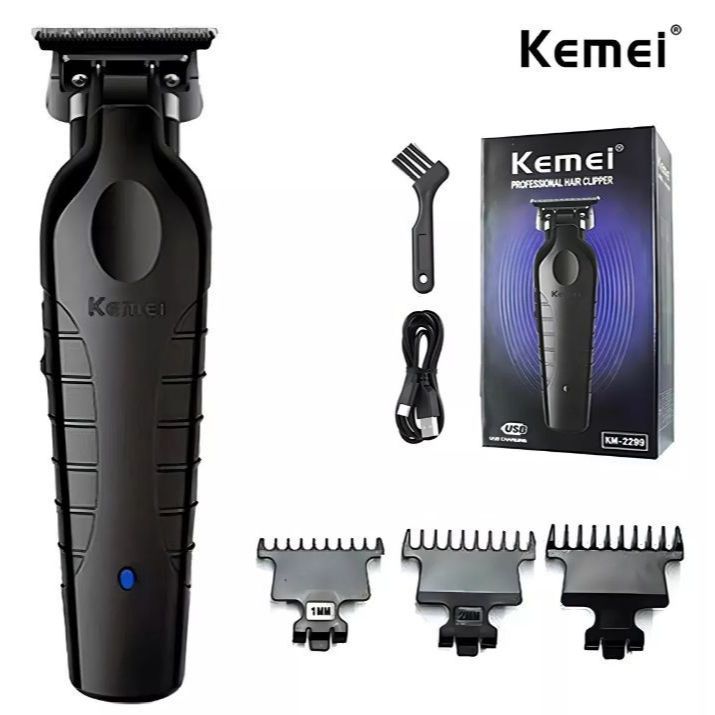 Máquina de Acabamento Profissional Hair Trimmer Kemei-2299 | Shopee Brasil