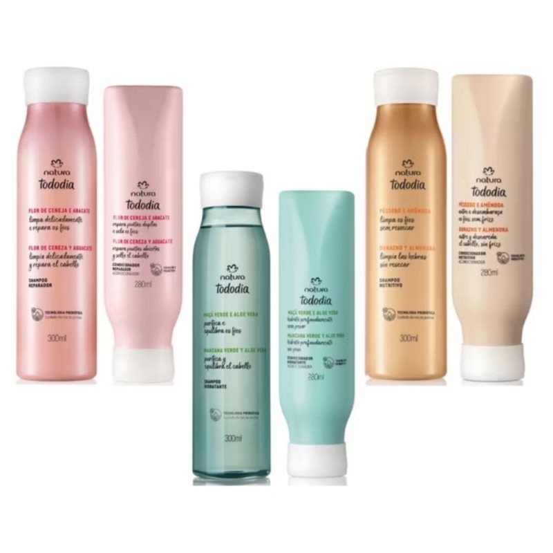 Combo Shampoo e Condicionador da Linha Tododia (Escolha seu Favorito ...