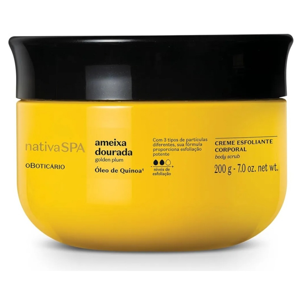 Creme Esfoliante Corporal Nativa Spa Ameixa Dourada 200g | Shopee Brasil