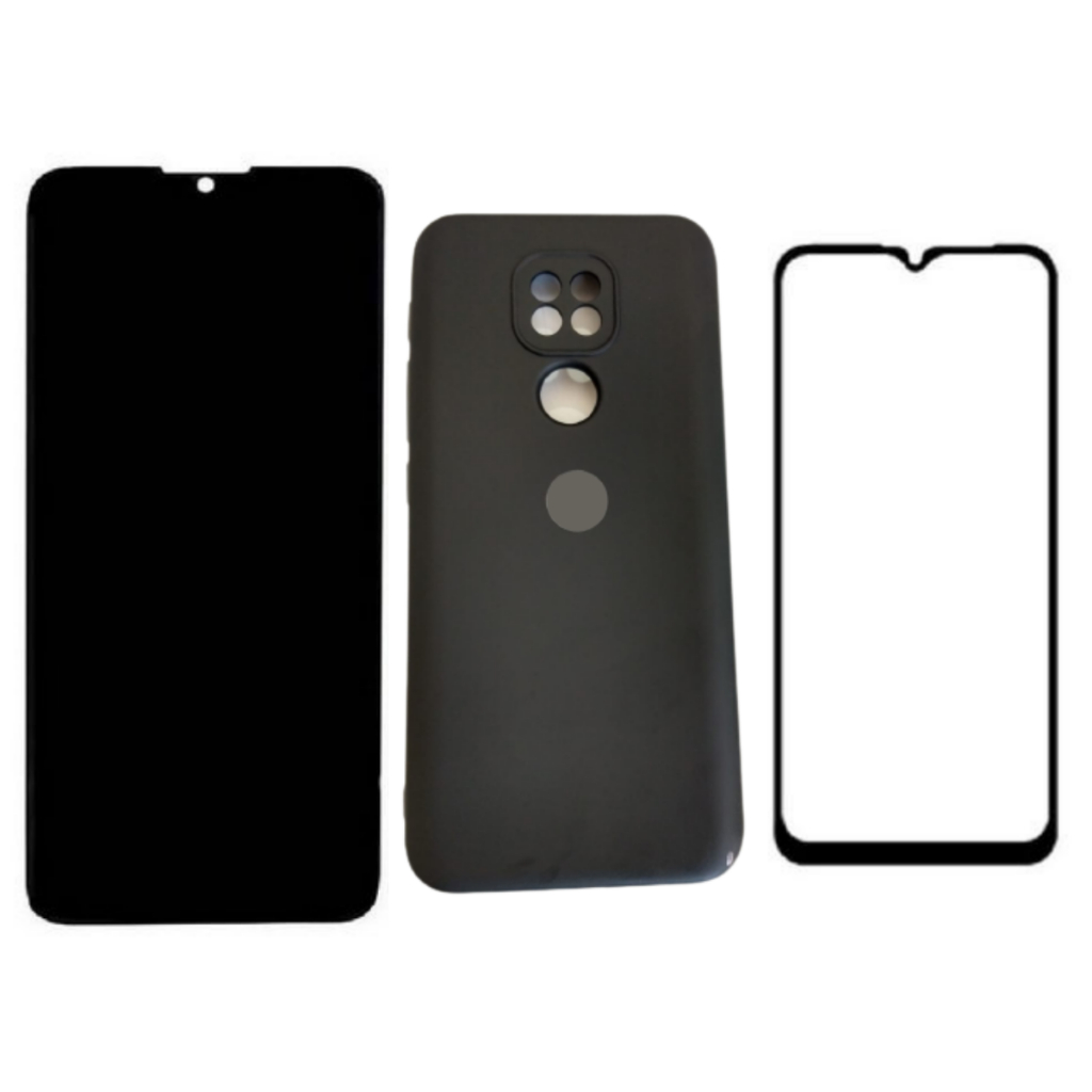 Tela Display Touch Para Moto G9 Play - E7 Plus + Capa + Película 3D ...