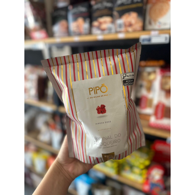 Pipoca Gourmet Original do Pipoqueiro Pipó 80g | Shopee Brasil