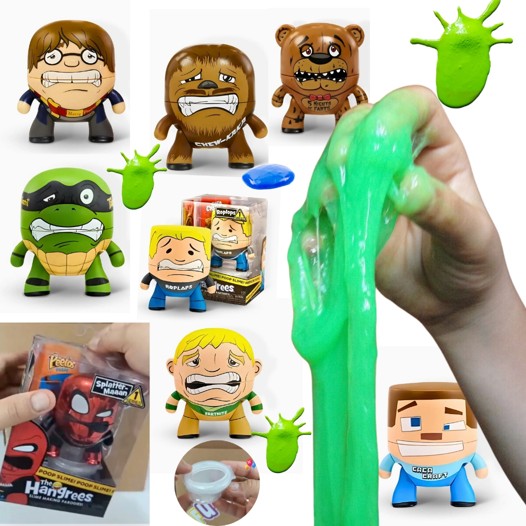 Boneco The Hangrees Poop Slime series brinquedo fabrica de slime para ...