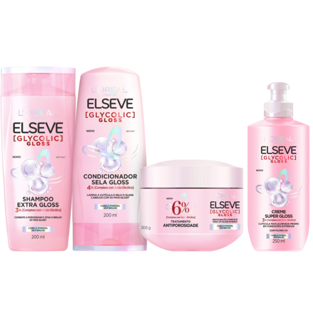 Kit Elseve Glycolic Gloss - Escolha seu Kit | Shopee Brasil