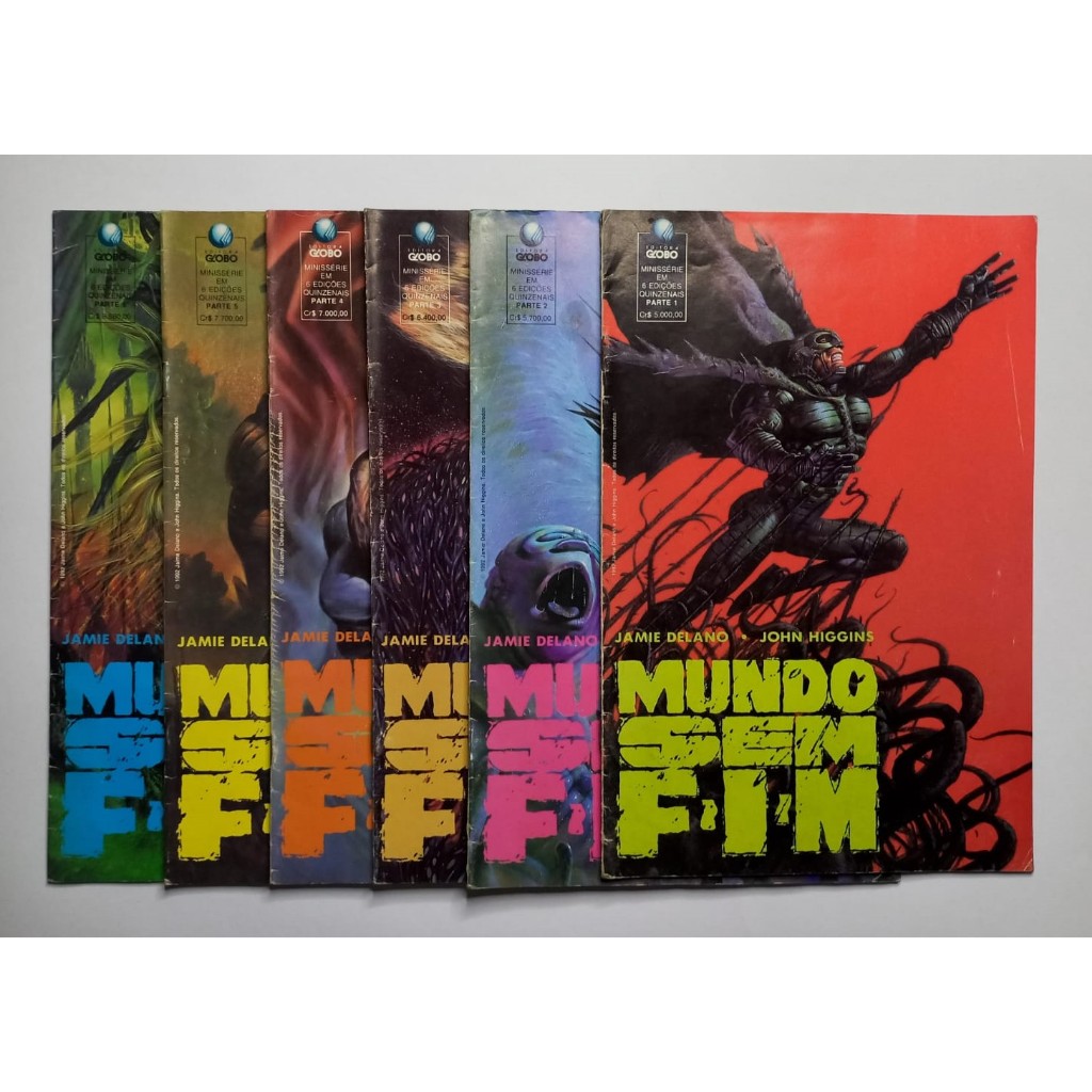 Mundo Sem Fim 1 2 3 4 5 6 Minisserie Completa Editora Globo 1992 Otimas ...