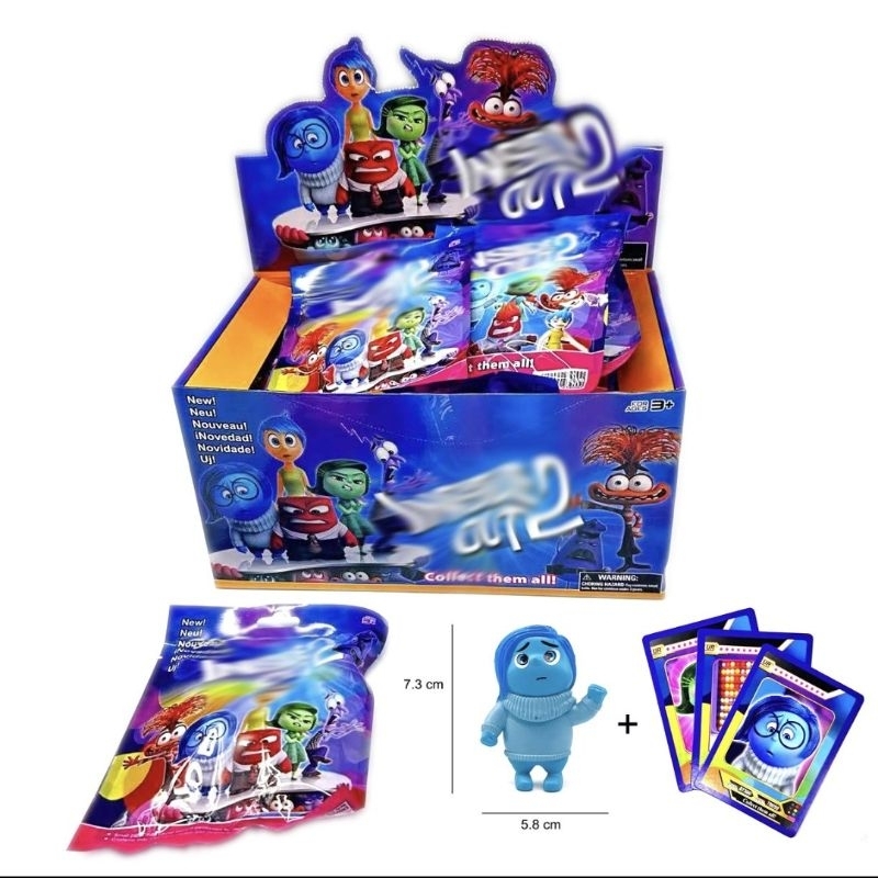 Bonequinho Surpresa Divertidamente2 com 3 cards (1 saquinho) | Shopee ...