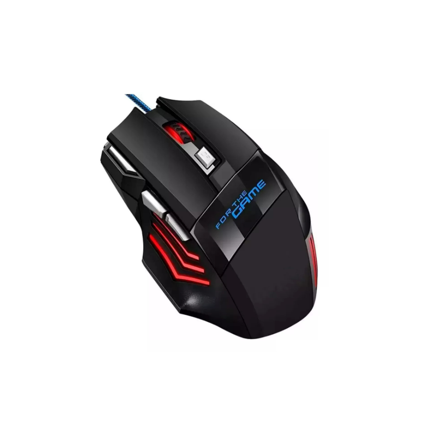 Mouse com fio Ergonomico Gamer Anxin G2 Optico Multifuncional LED G2 ...