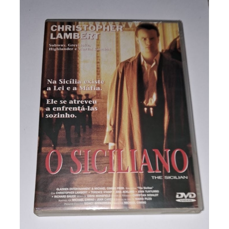 dvd - o siciliano - Christopher Lambert - ação/aventura | Shopee Brasil