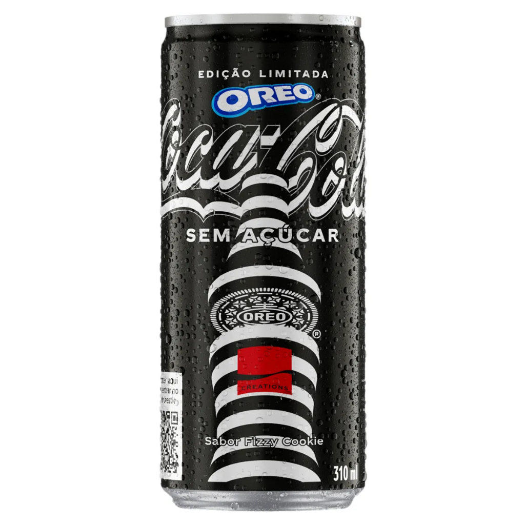 Kit Coca-cola Oreo Pacote de Biscoito 90g + Lata Coca Cola Sabor Fizzy ...