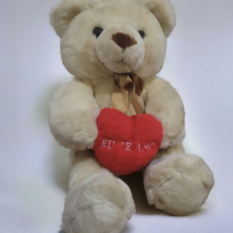 Ursinho De Pelúcia Eu te amo coração Urso brinquedo | Shopee Brasil