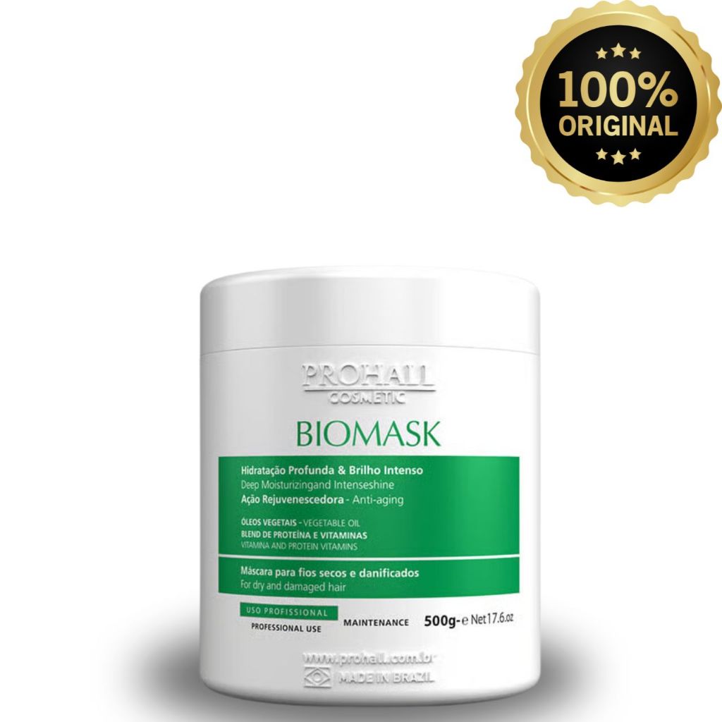 PROHALL Mascara Biomask Teia 500g Pro Hall | Shopee Brasil