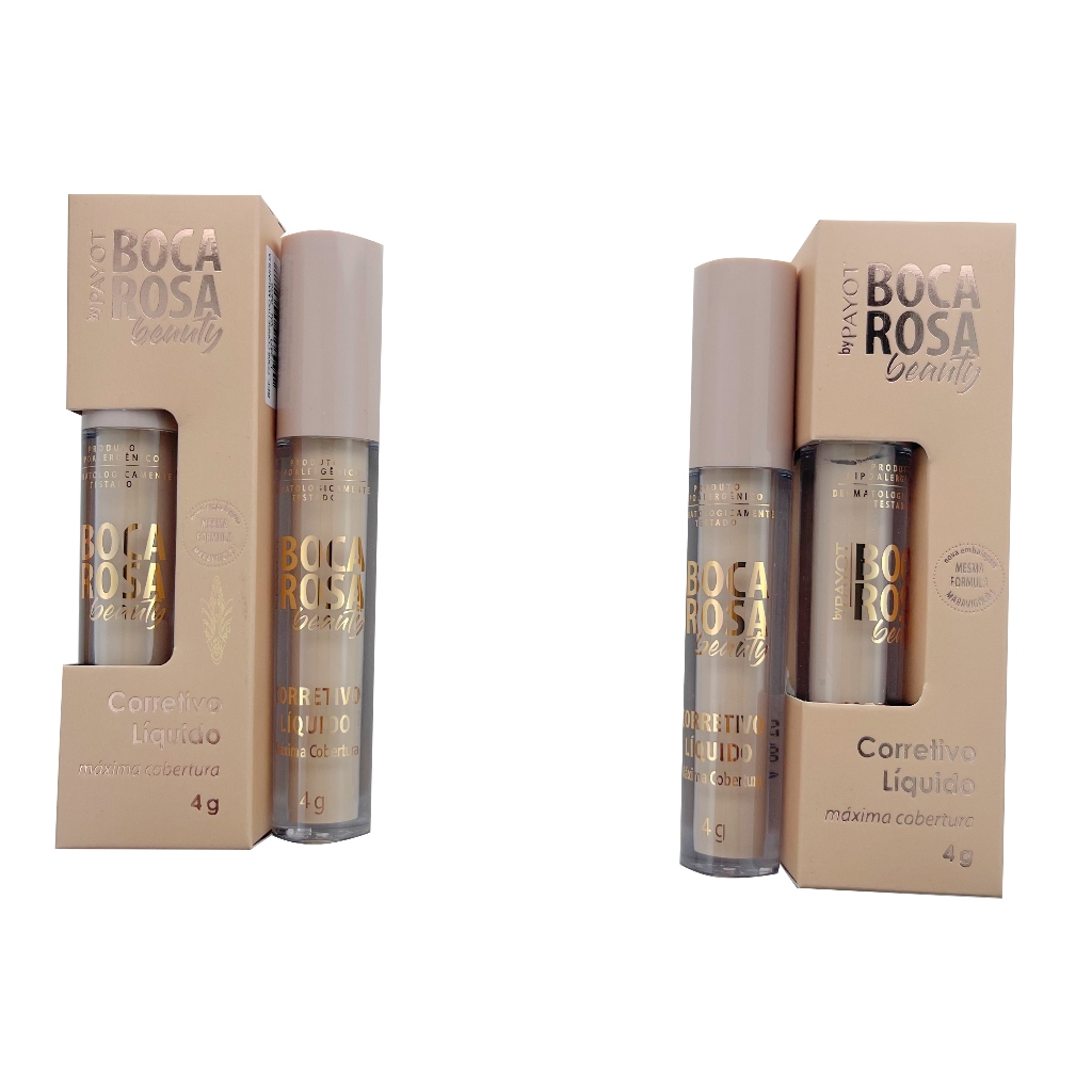 Boca Rosa Corretivo Líquido Máxima Cobertura By Payot | Shopee Brasil