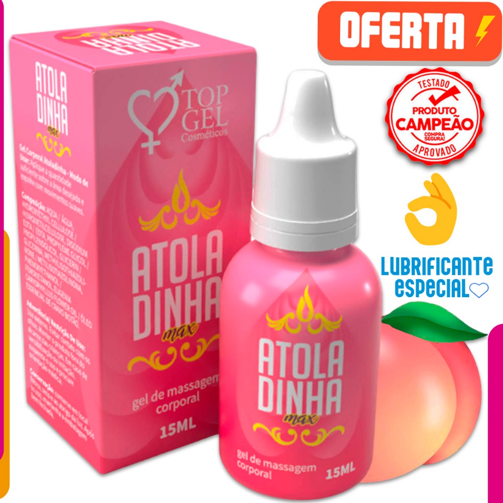 Atoladinha Anal (Gel Anal lubrificante ) sex shop 15ml Marca topgel ...